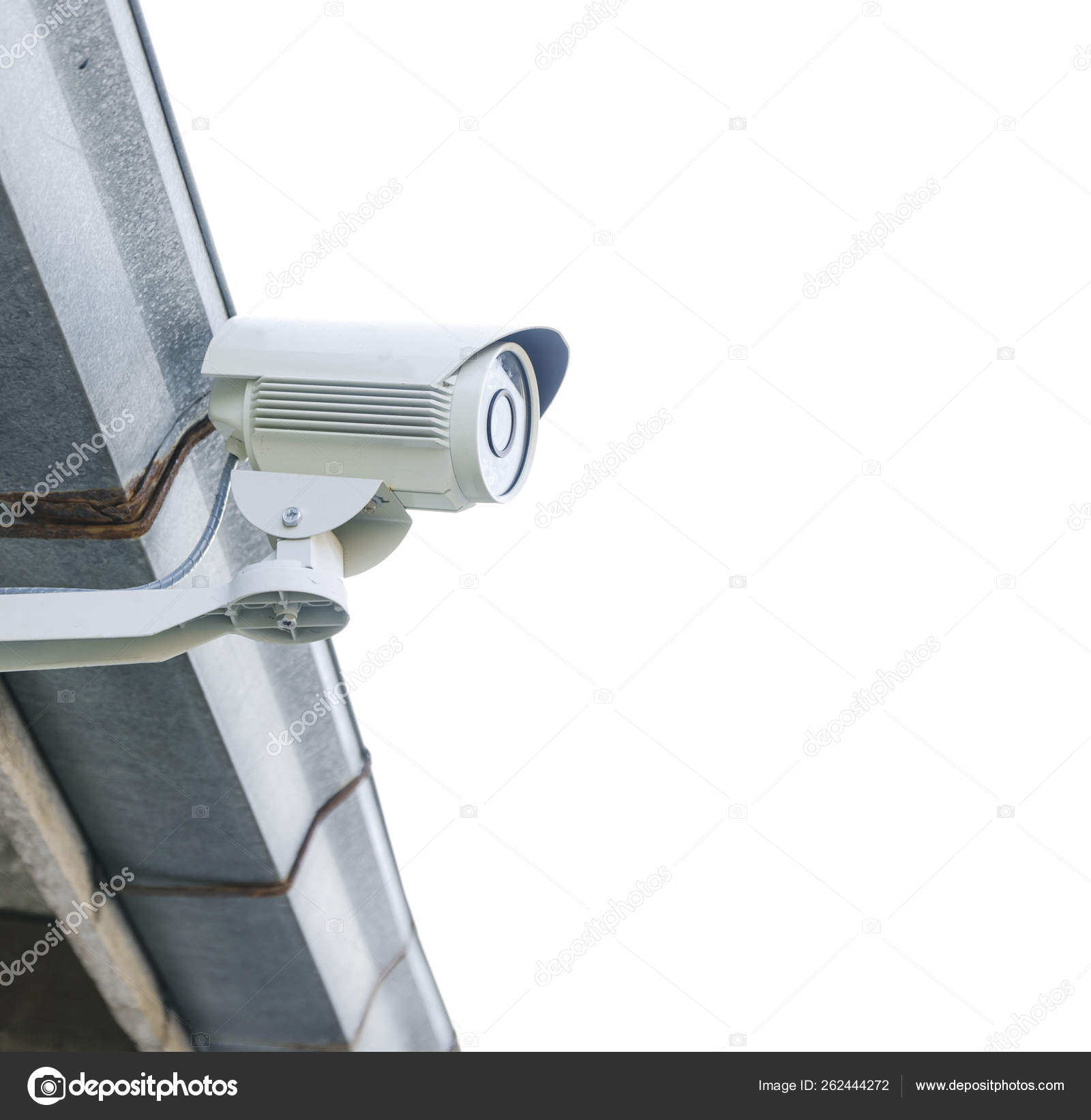 Cctv Security Isolated White Background Stock Photo by ©YAYImages 262444272