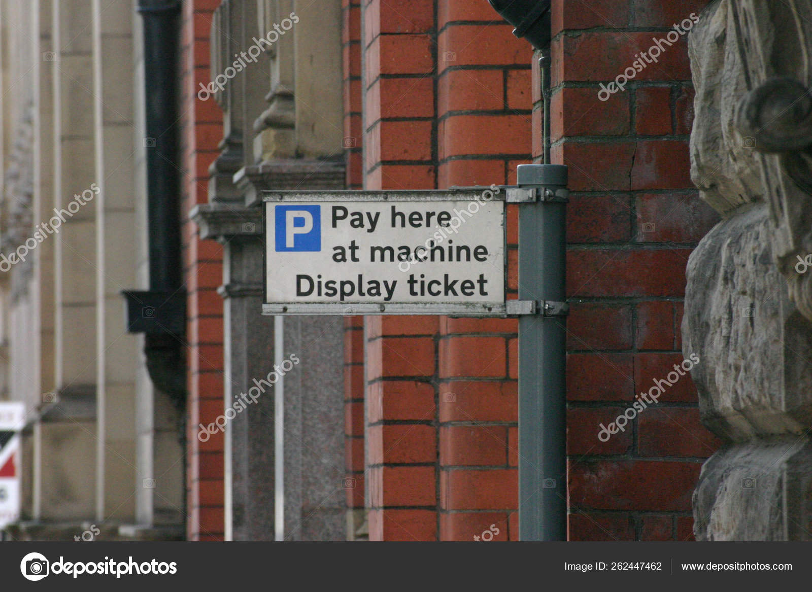 Pay Here Machine Display Ticket Sign Stock Photo by ©YAYImages 262447462