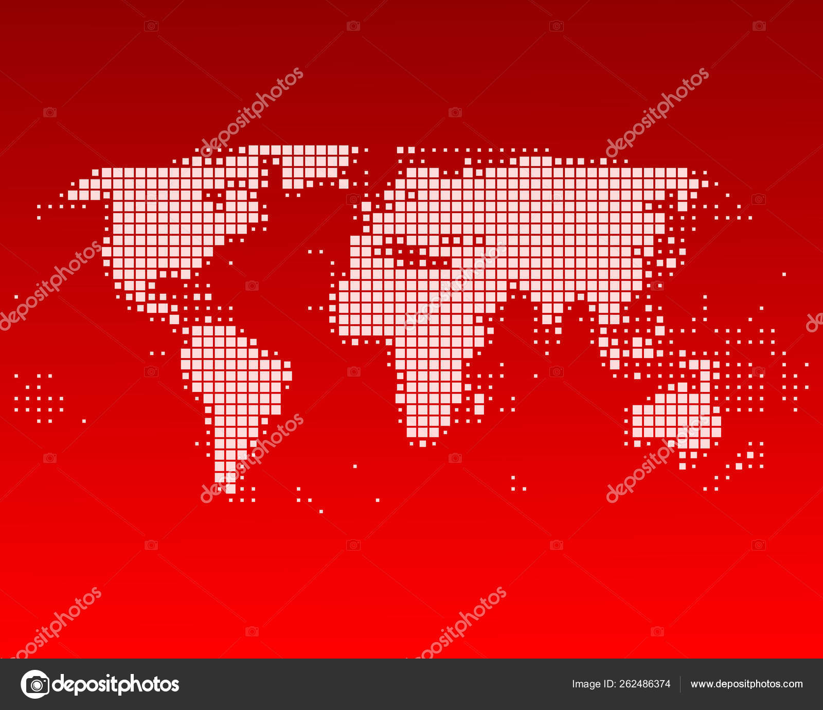World Map Flat Graphic Illustration Simple Geography Map Stock Photo by ...