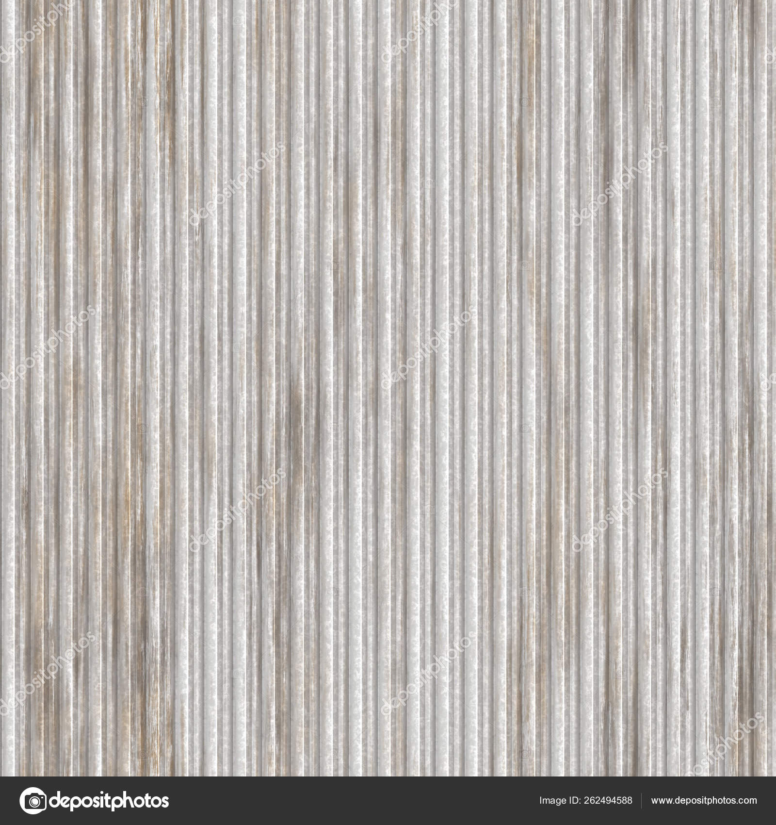 Corrugated Metal Ridged Surface Corrosion Seamless Texture Stock Photo ...