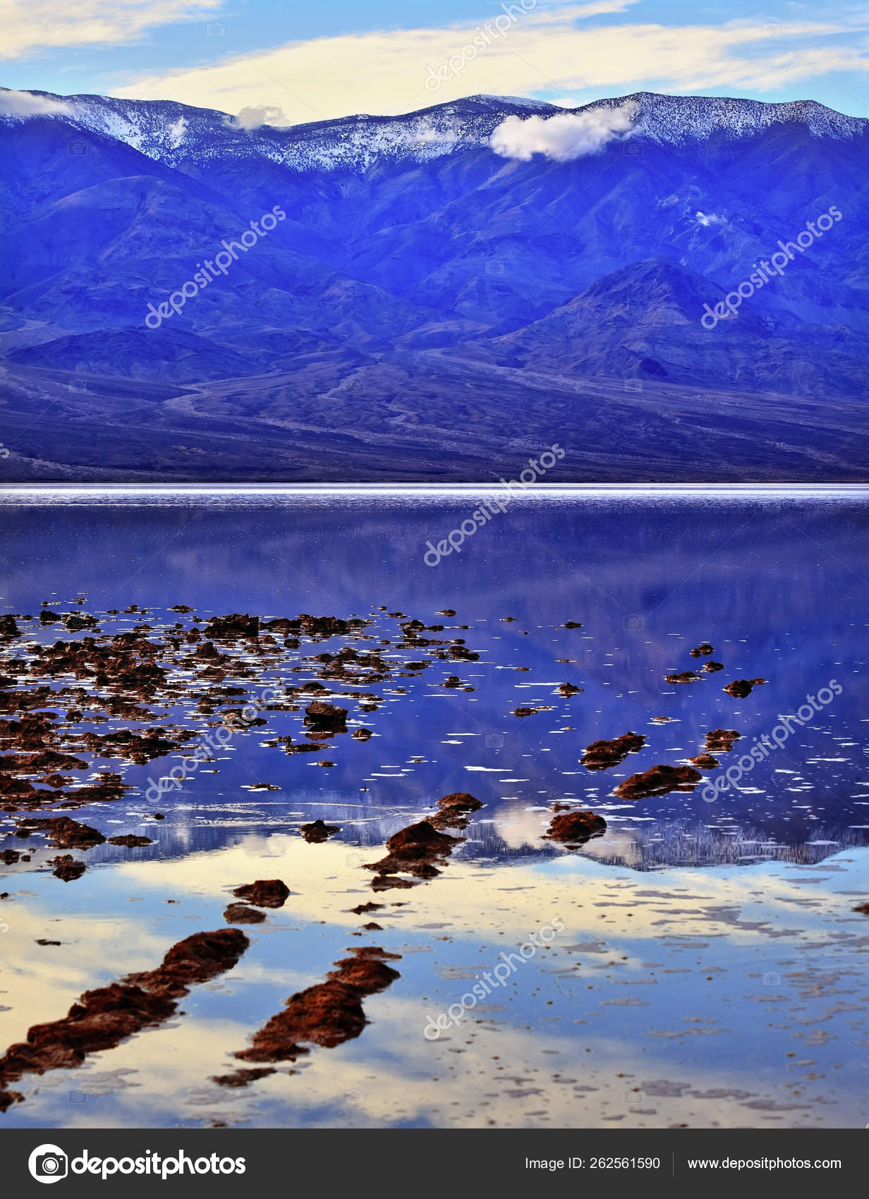 Salt Badwater Basin Death Valley National Park California Lowest Spot ...