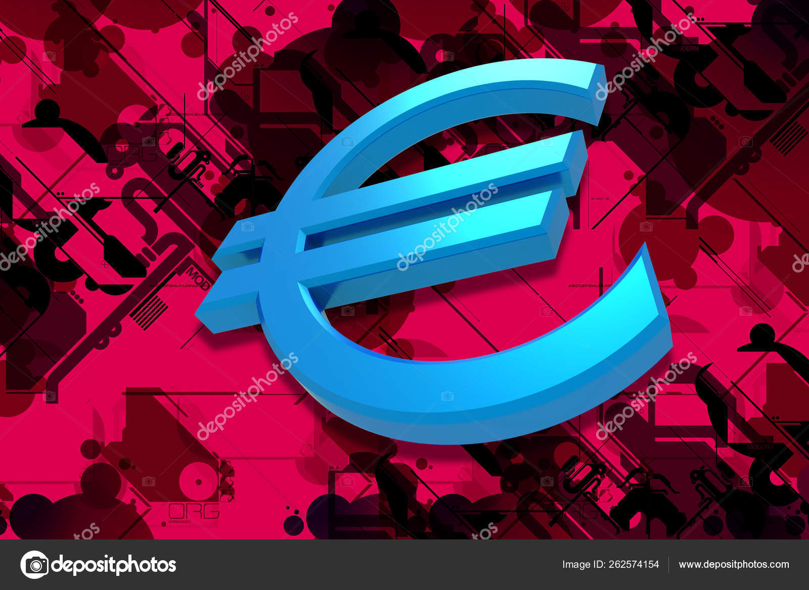Digital Illustration Euro Color Background Stock Photo by ©YAYImages ...