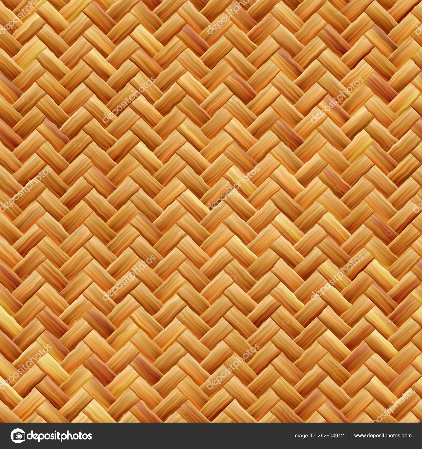 Textura Cesta Tejida Sin Costura Azulejos Ilustración Fondo Renderizado ...