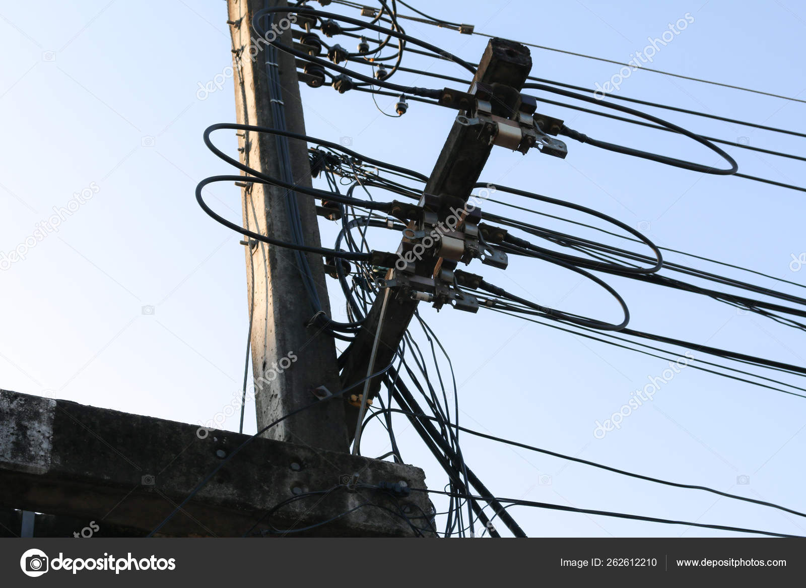 Power Poles Power Lines Stock Photo by ©YAYImages 262612210