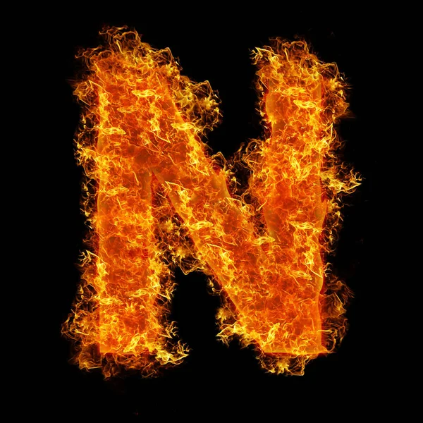 Fire Letter Black Background Stock Photo by ©YAYImages 262708606