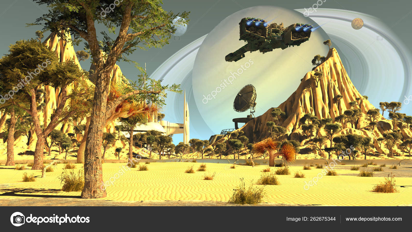 Terraforming Saturn's Moon Titan Earth Colonists Set Spaceport Incoming ...