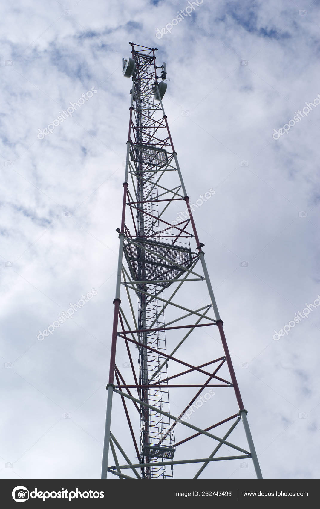 Broadcasting Tower Background Sky Stock Photo by ©YAYImages 262743496