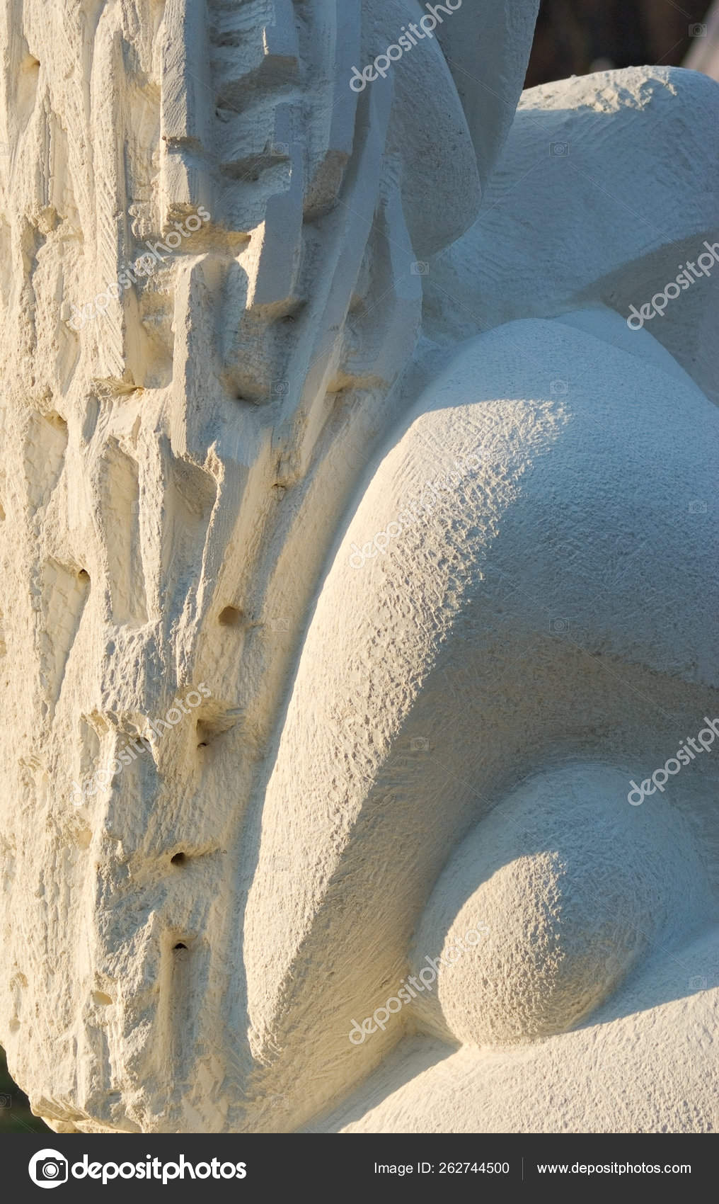 Part Sculpture Carved Limestone — Stock Photo © YAYImages #262744500