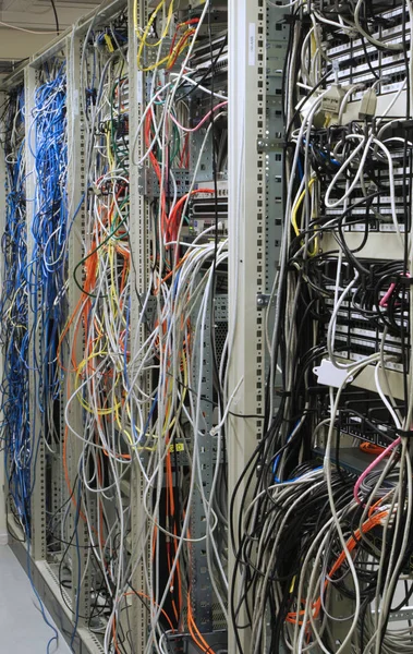 Ethernet Cables Connected Switch Terminal Blocks Stock Photo by ...