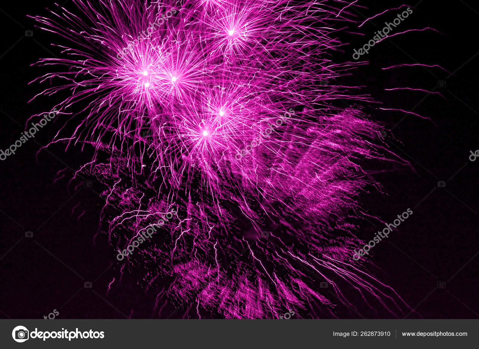 Firework Exploding Night Sky Background — Stock Photo © YAYImages ...
