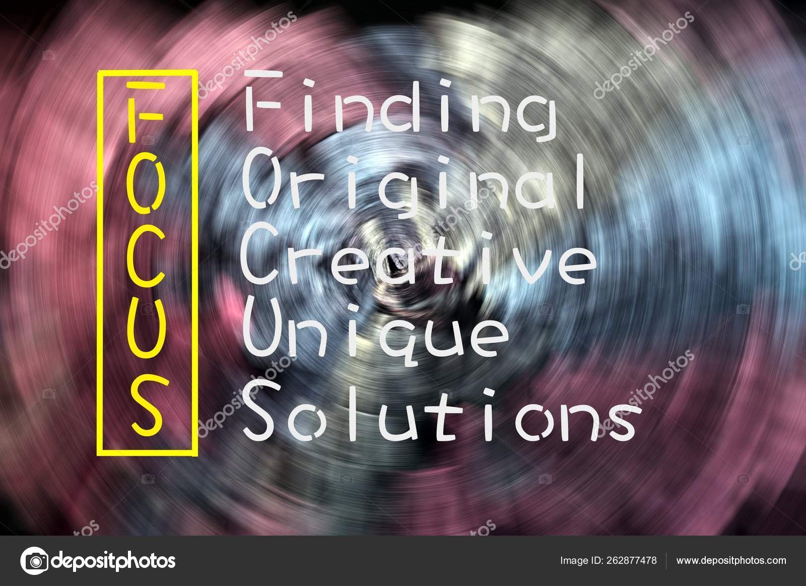 Focus Acronym Finding Original Creative Unique Solutions Written ...