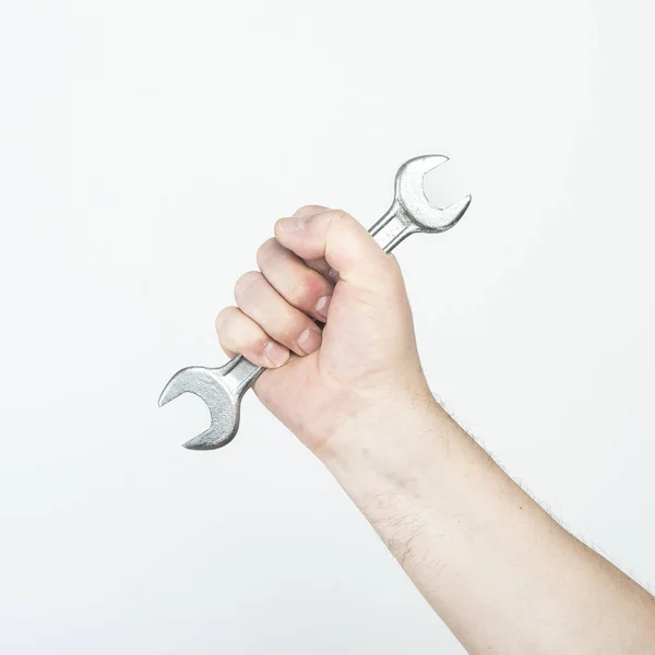 Small People Wrench Image Isolated White Background Stock Photo by ...