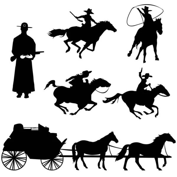 Hunting Silhouettes — Stock Vector © Rashad Ashurov 57218787