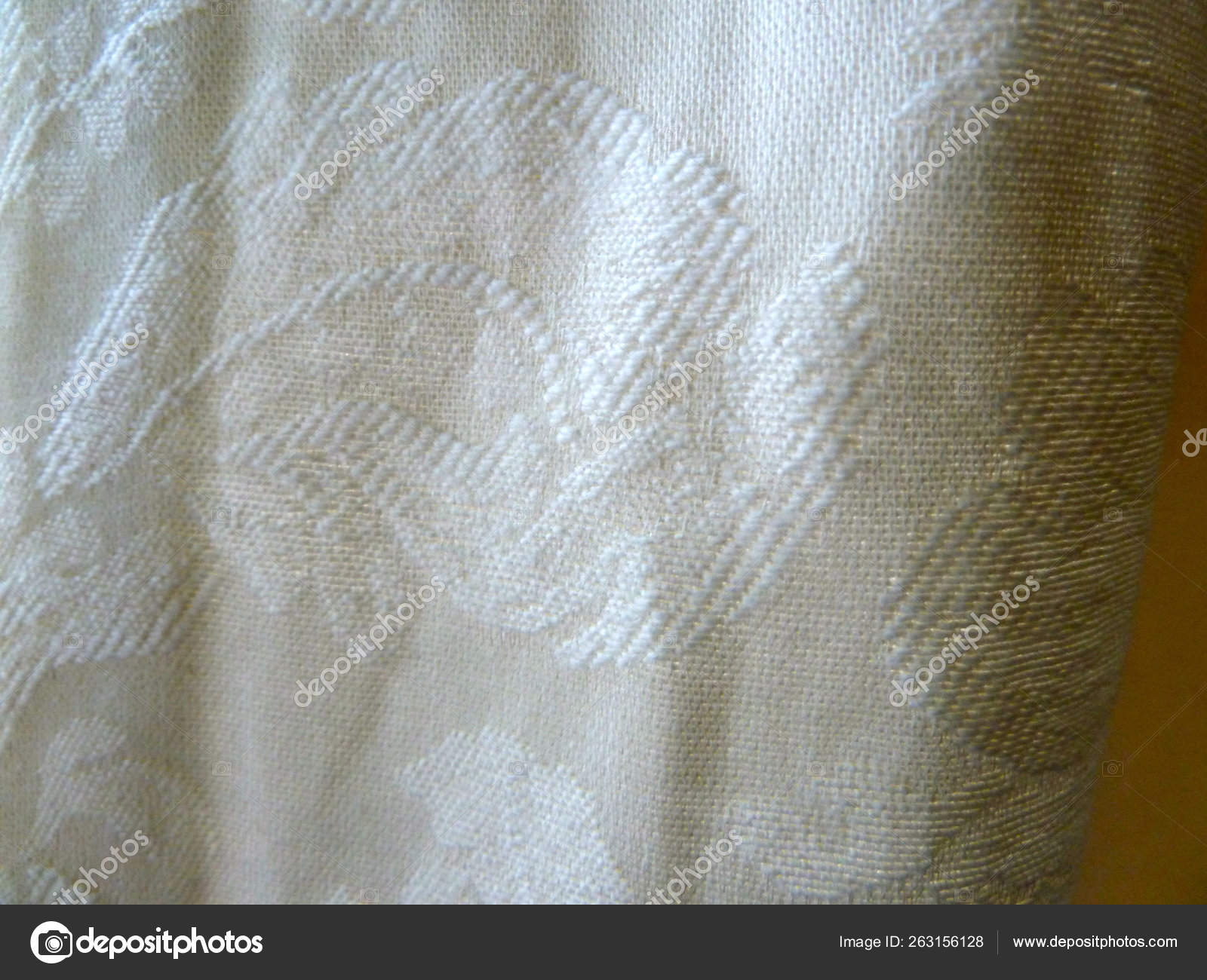 White Floral Pattern Background Stock Photo by ©YAYImages 263156128