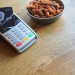 Contactless Payment Card Pdq Background Copy Space Hand Holding Credit ...