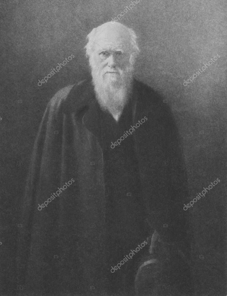 Charles Darwin en el grabado de la década de 1800. Naturalista y ...