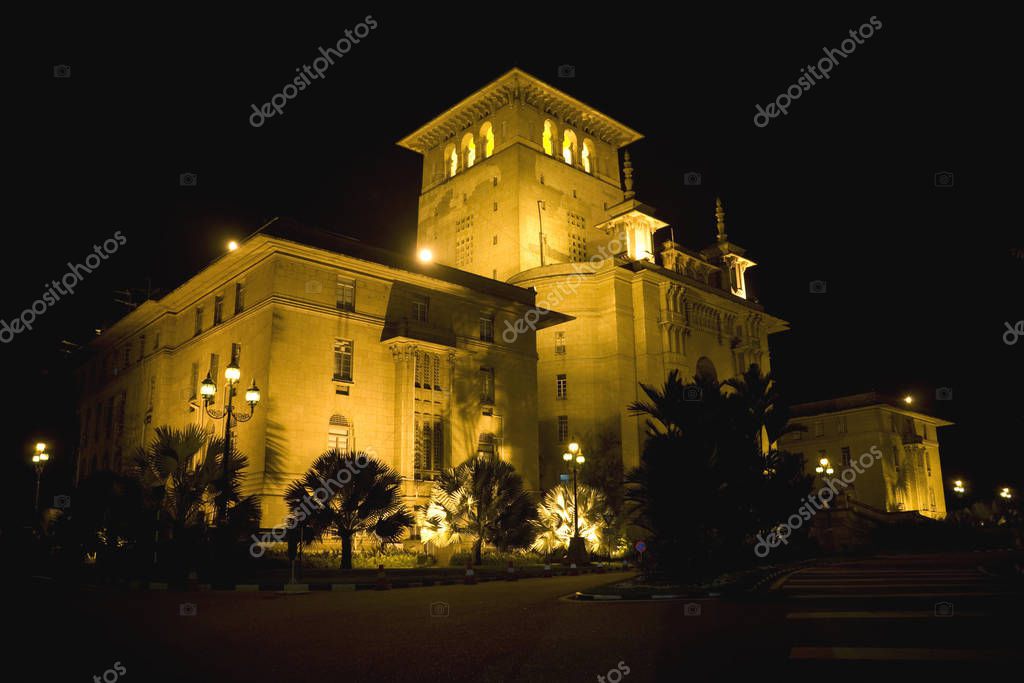 Edificio de la Secretaría de Estado de Johore en Johore Bahru, Malasia ...