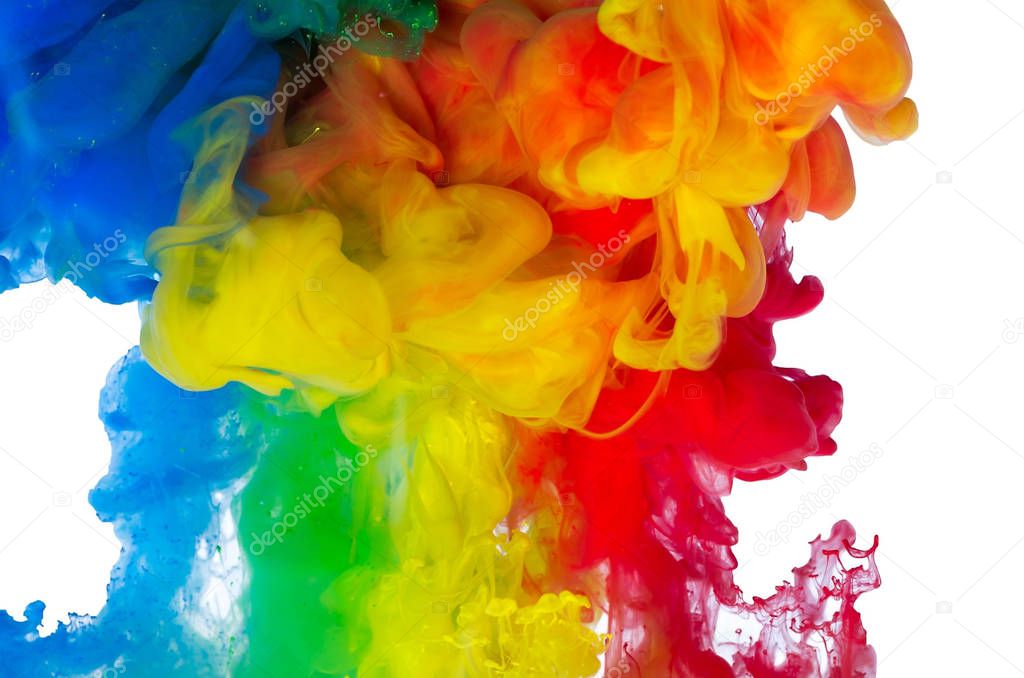 Movimientos l pidos multicolores, ca da y mezcla 2024