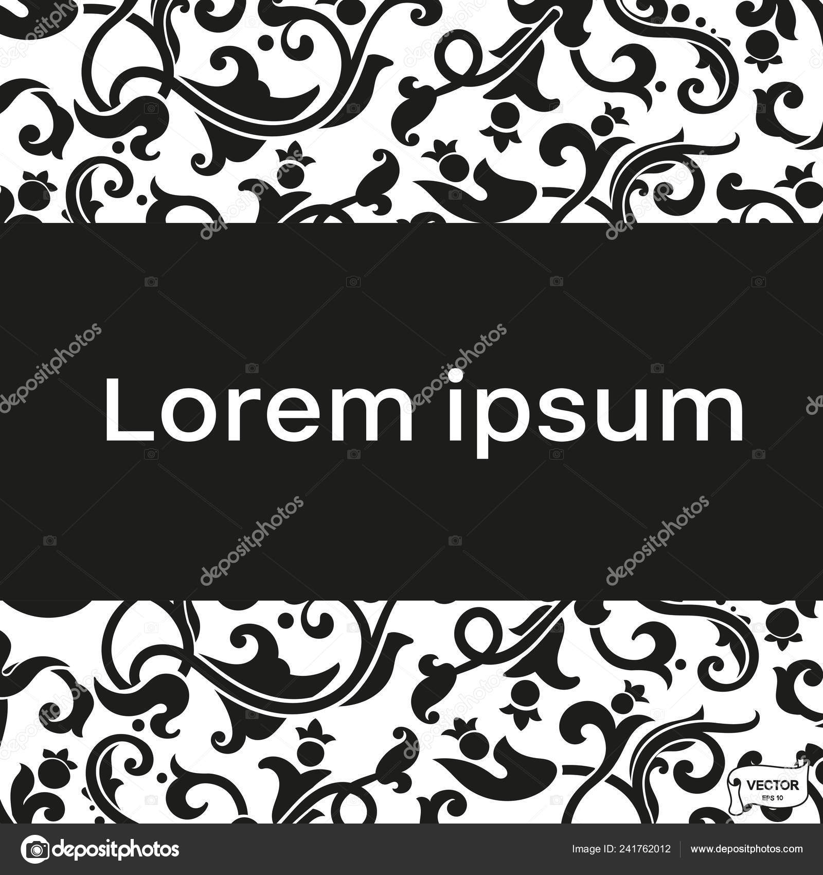 Vector Lace Pattern Scroll Work Background Ornate Element Design Place ...