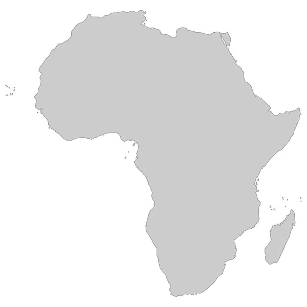 Blank Eastern Africa Map