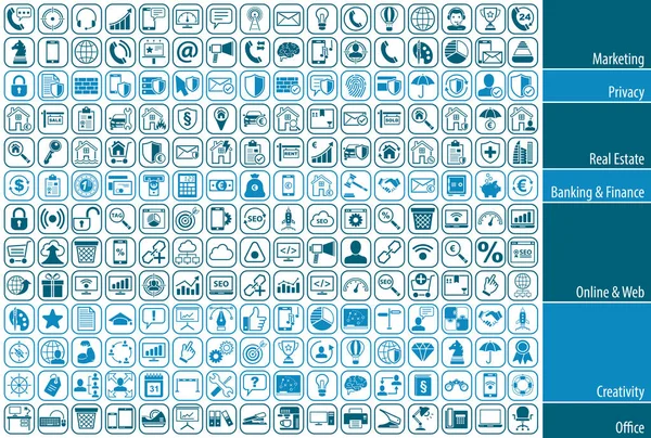Big Business Icon Set Detailed Vector File Stock Vector Image by ©ii ...