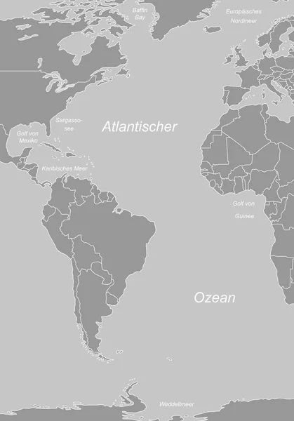 Blank Map Of Atlantic Ocean