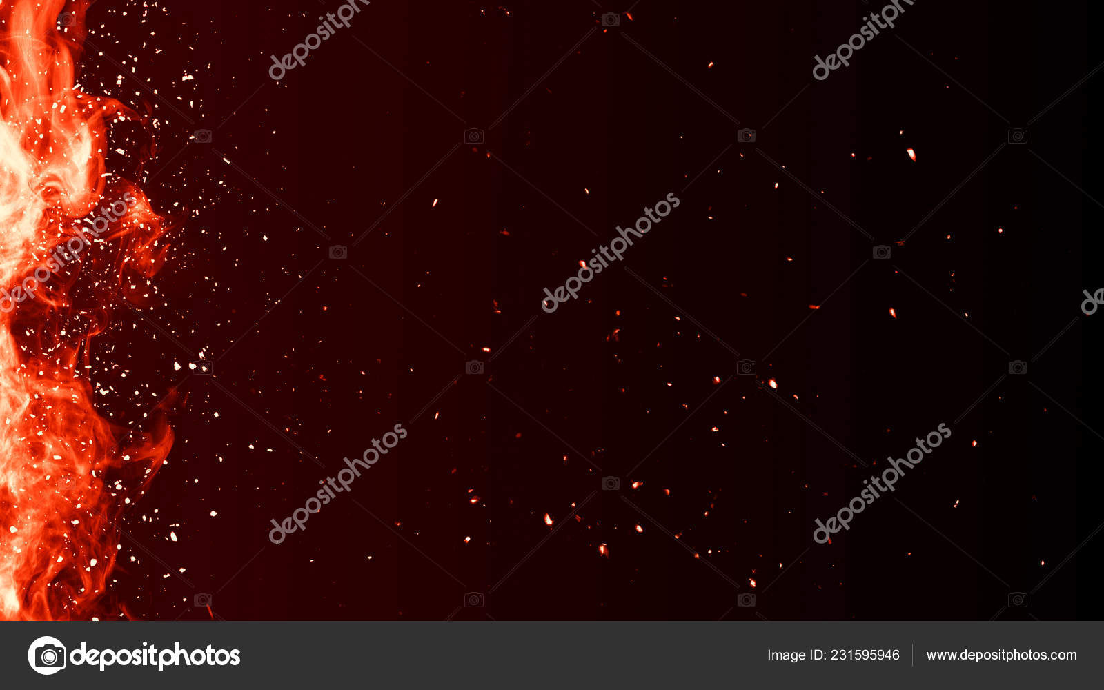 Fire Effect Background