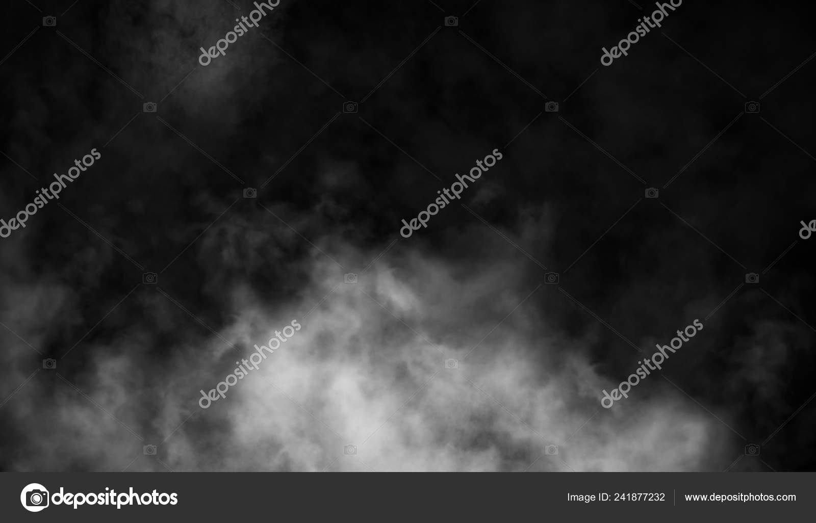 Kabut Asap Abstrak Kabut Pada Latar Belakang Hitam Tekstur Elemen ...