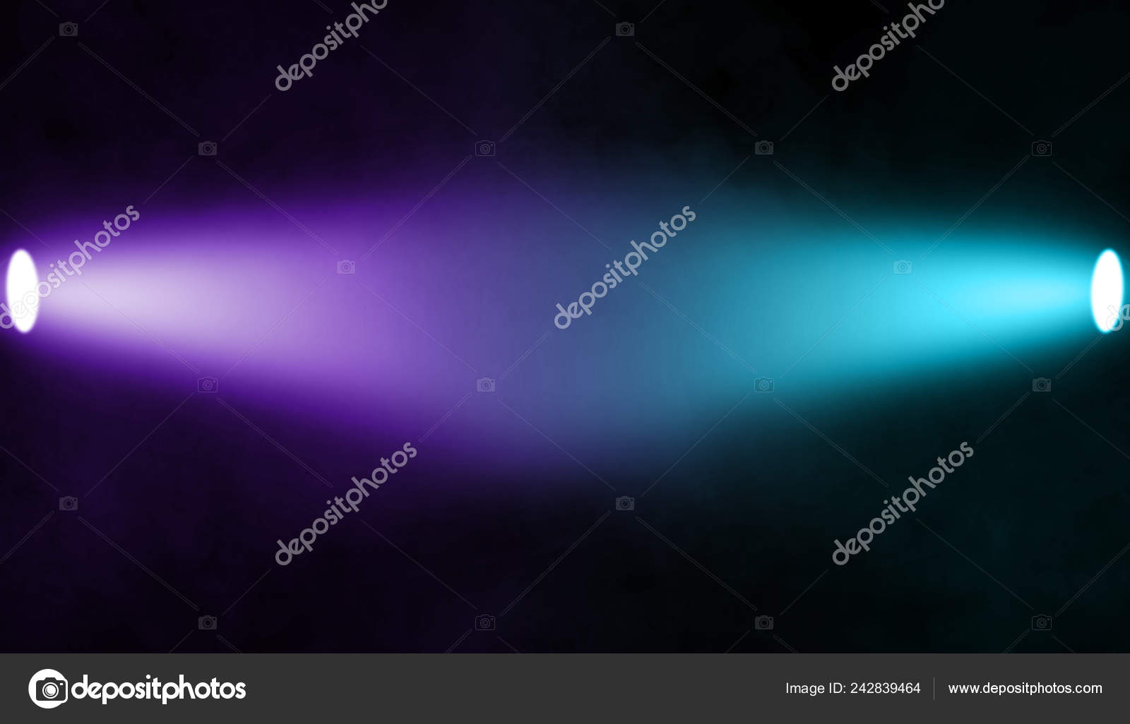 Colorful Projector Spotlight Beautfiul Duotone Perfomance Stage ...