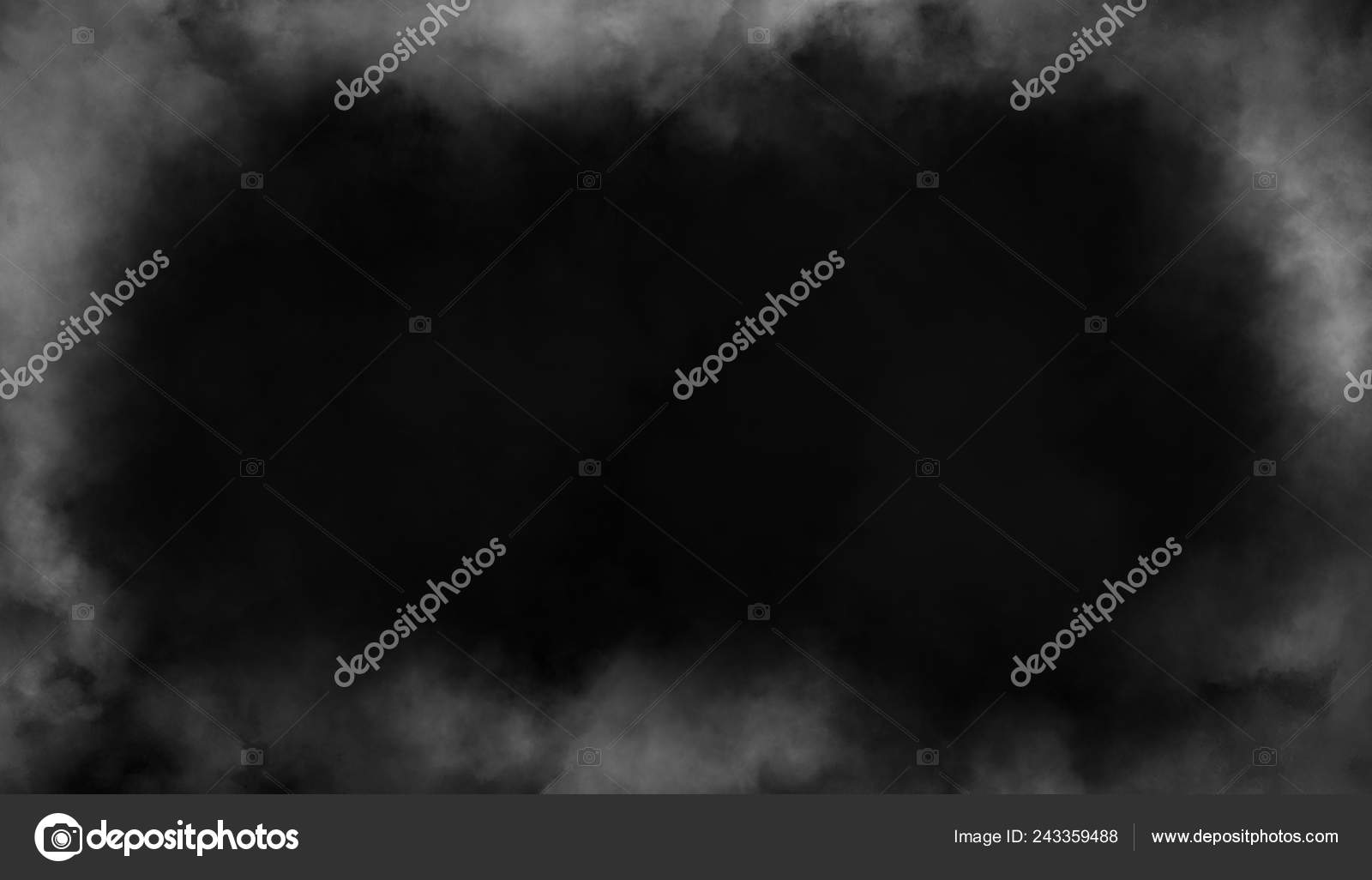 Frame Smoke Misty Texture Effect Film Text Space Border Texture Stock ...