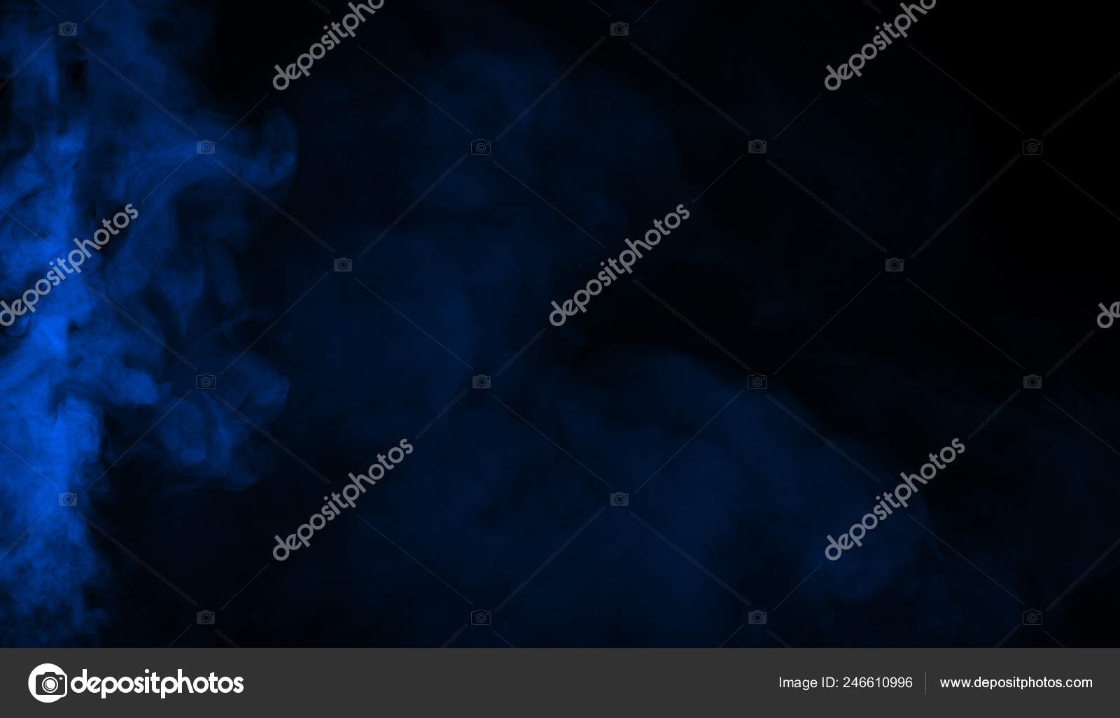 Abstract Blue Smoke Mist Fog Black Background Texture Background ...