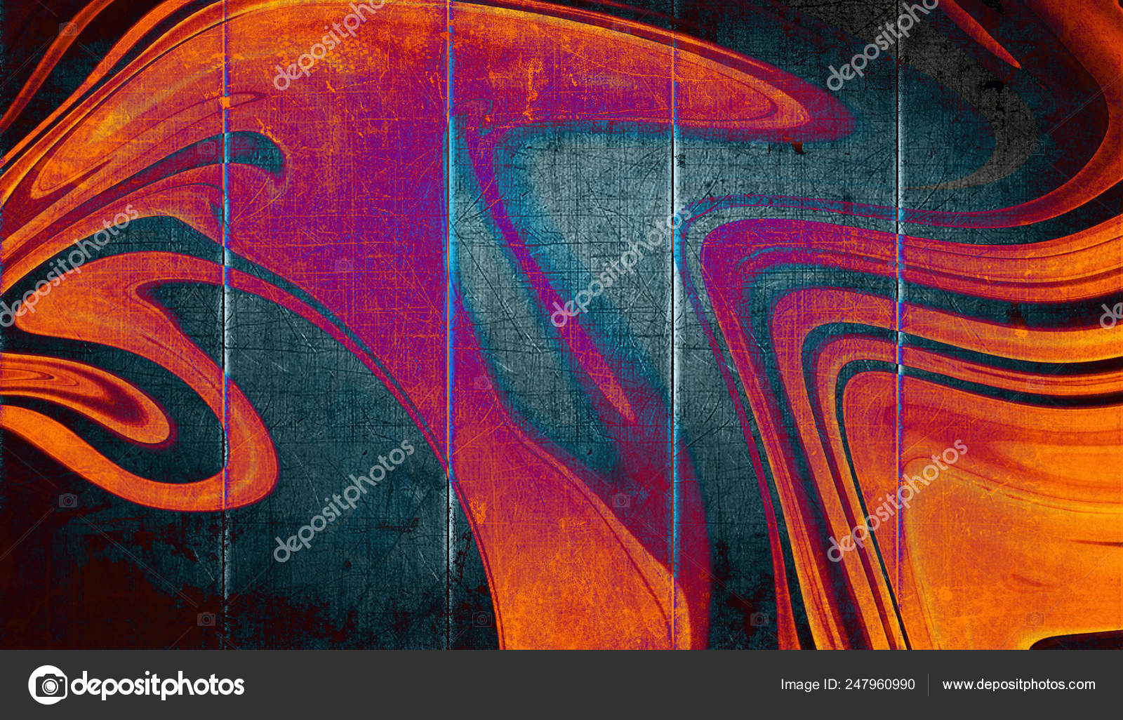 Metal bar with colorful graffiti background . Stainless steel metal ...