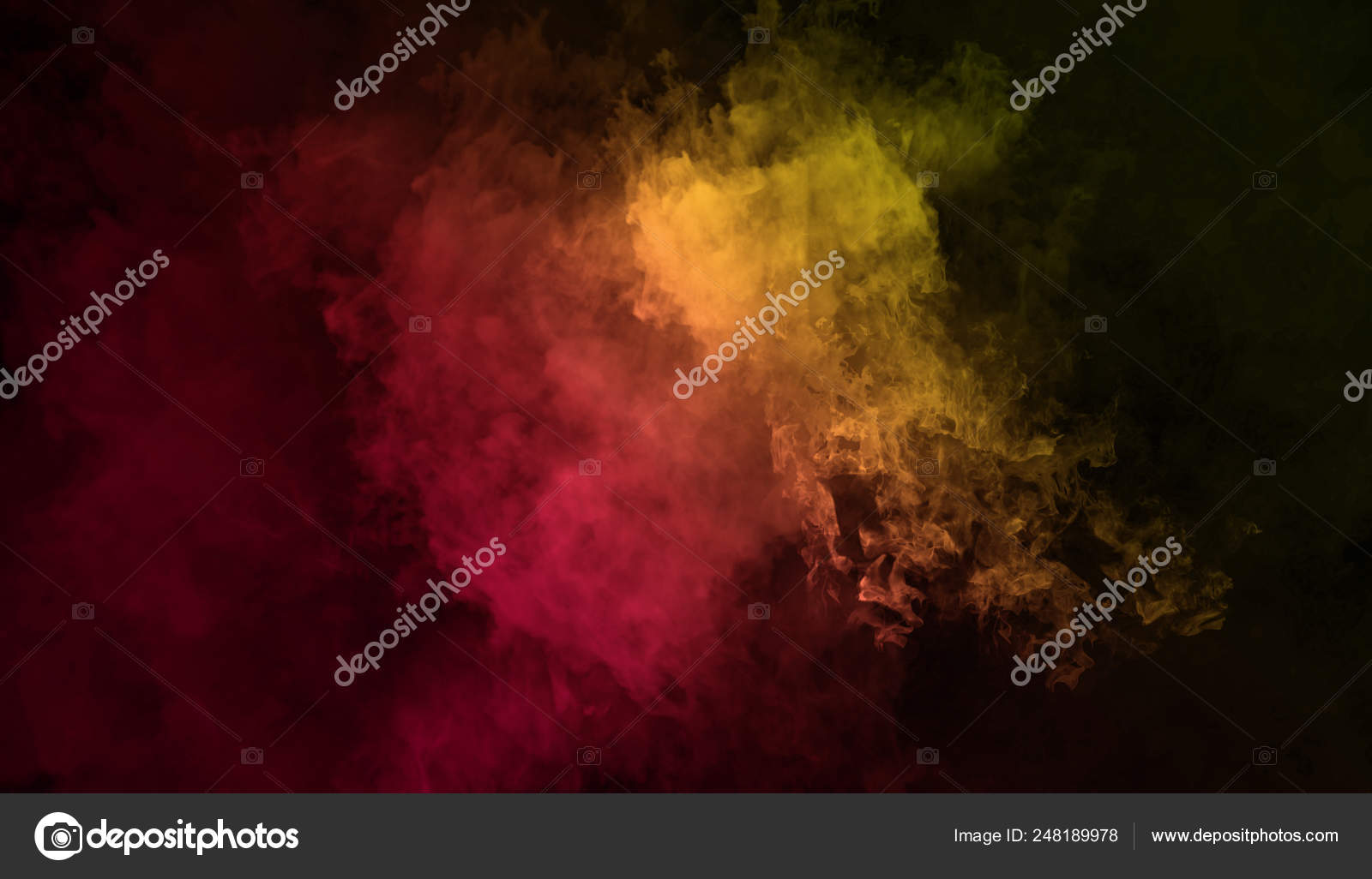 Fondo de humo misterioso abstracto. Niebla de superposiciones de ...