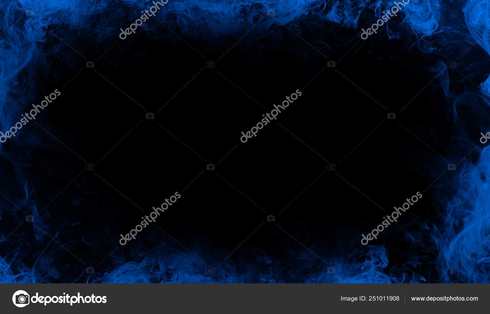 Border smoke texture. Design element. Blue Frame line ornament texture ...