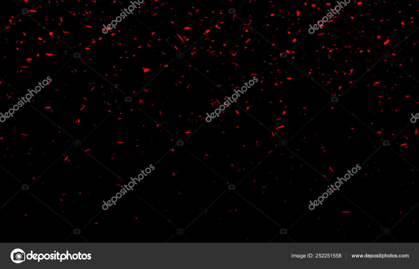 Red particles sparkle spray debris. Overlays texture . Design element ...