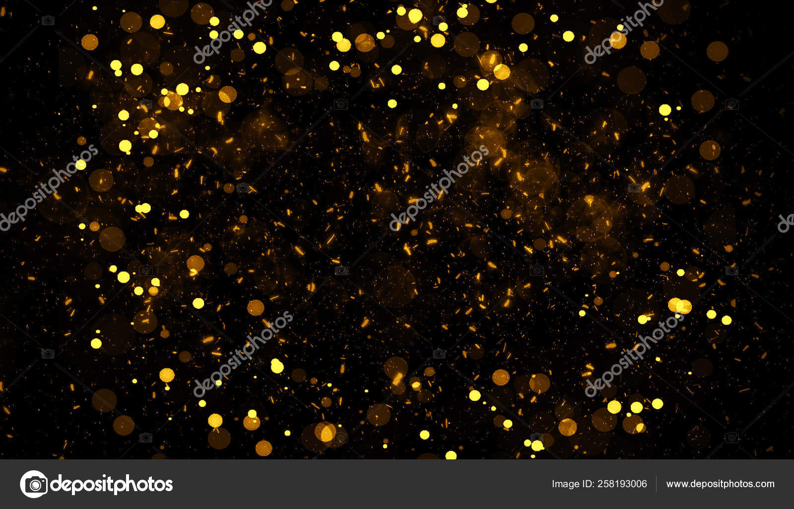 Gold Bokeh Texture