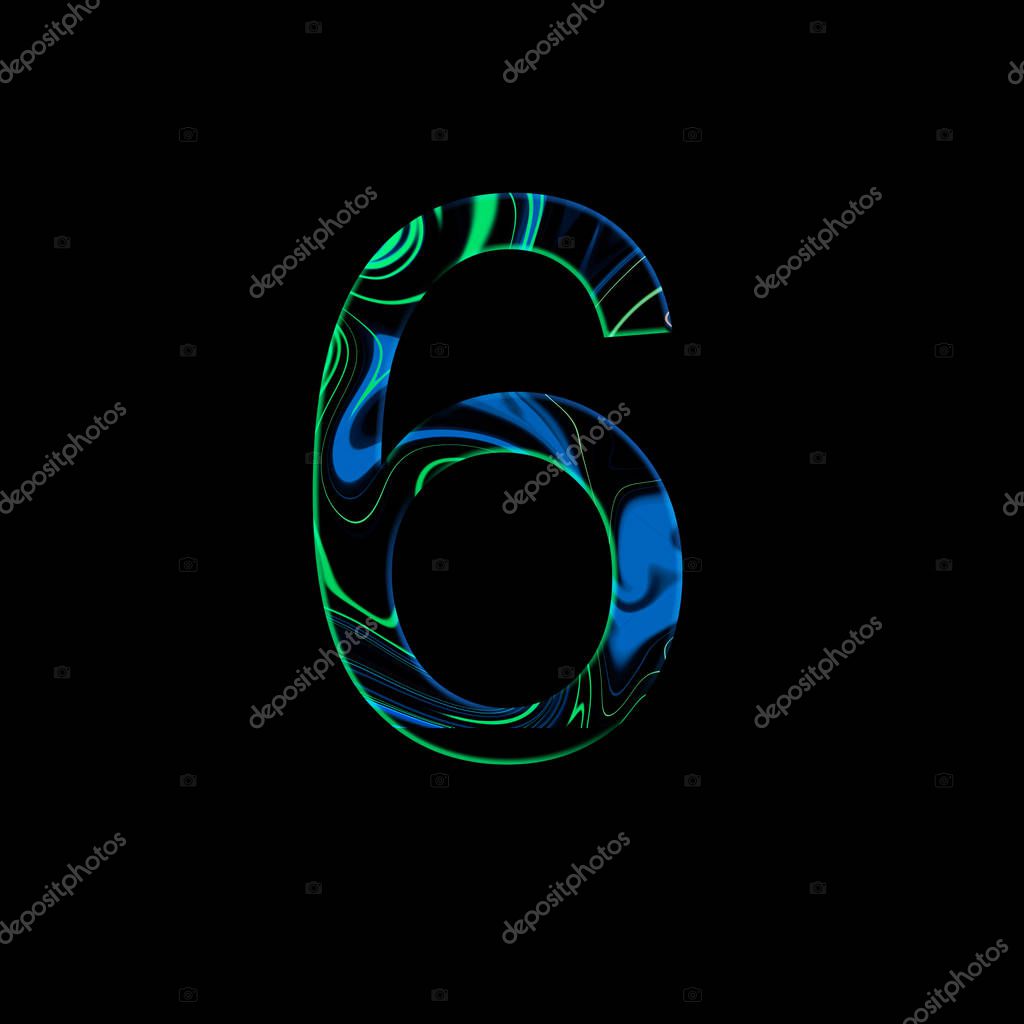 Ilustración número 6: estilo cyberpunk de onda líquida. Elementos de ...