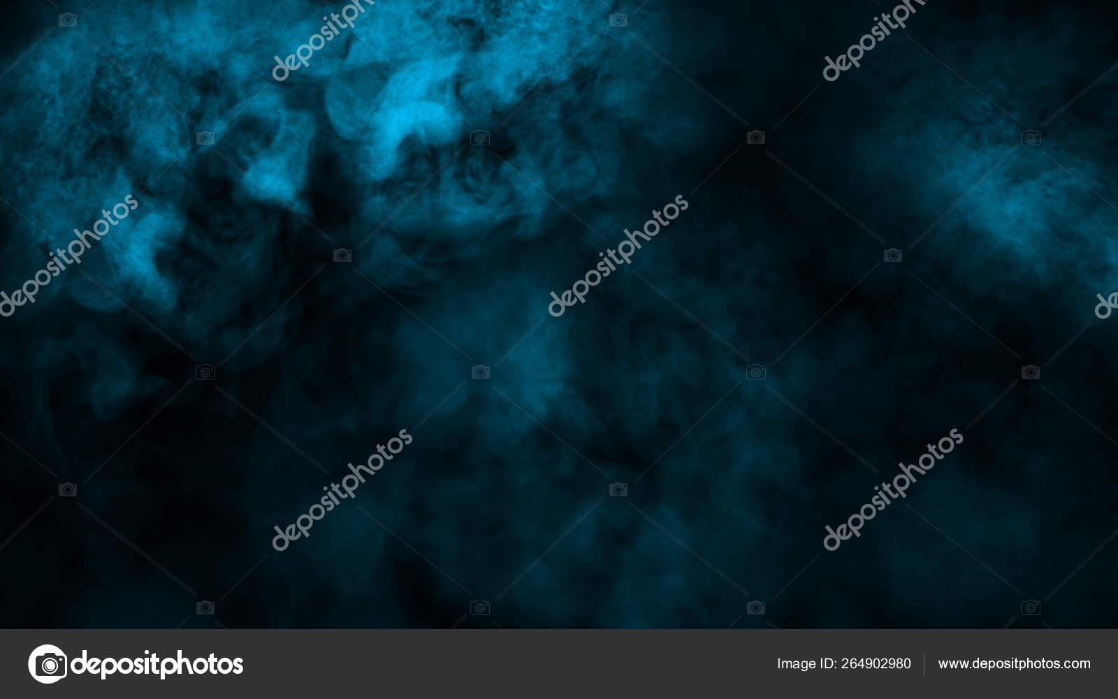Abstract blue smoke fog on background. Texture background for graphic ...
