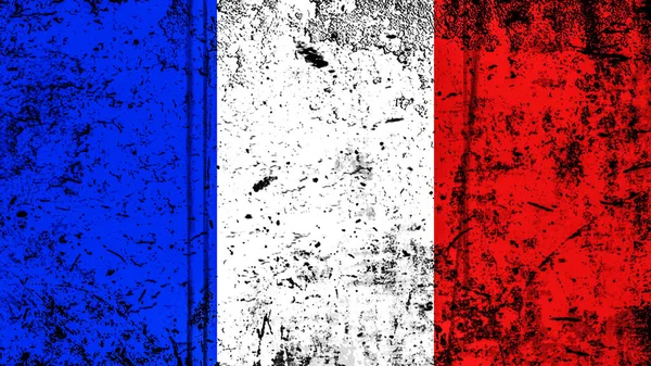 Bandera de francia grunge imágenes de stock de arte vectorial | Depositphotos