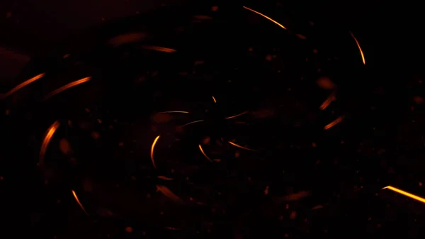 Fire embers particles texture overlays . Burn effect on isolated black ...