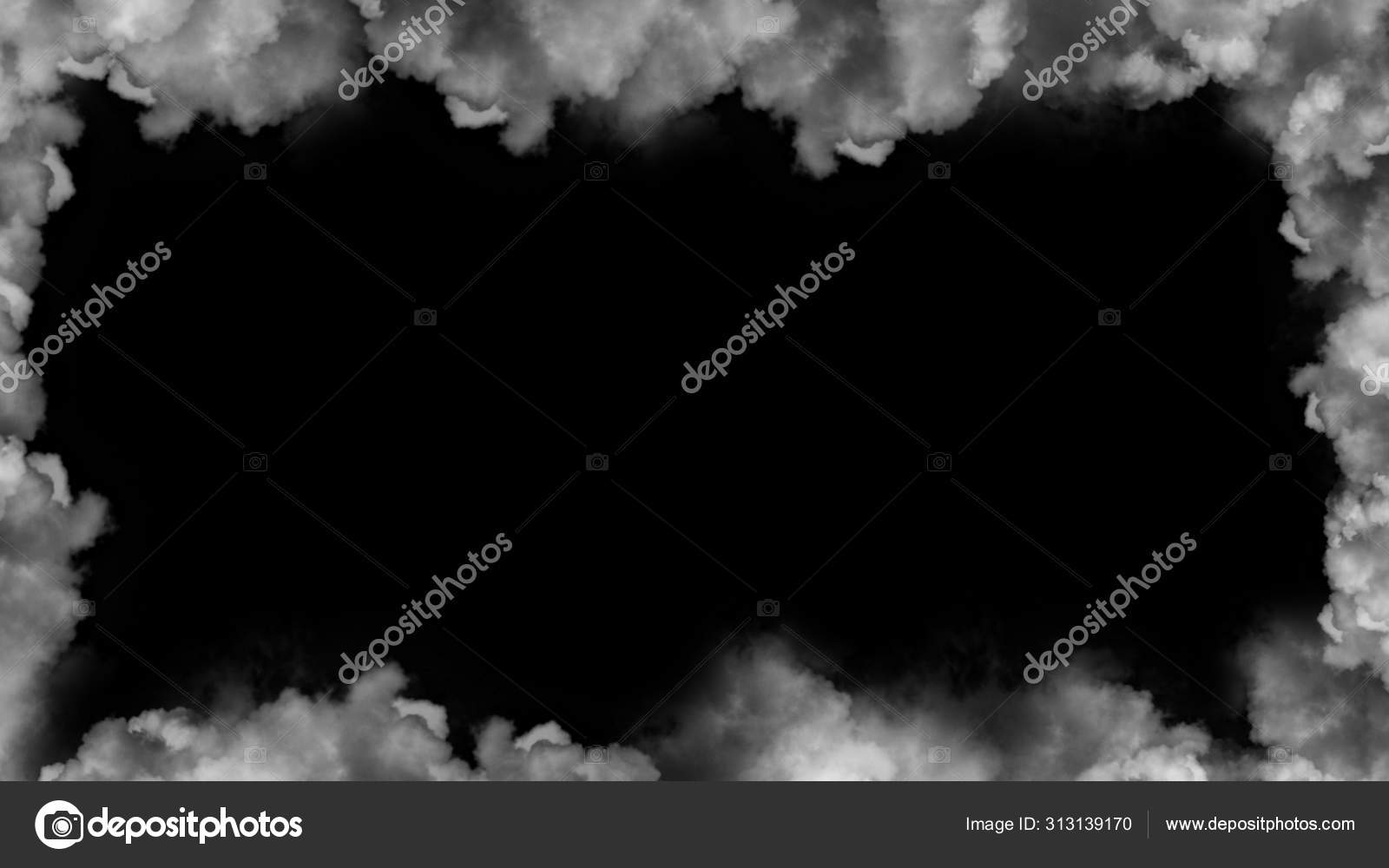 Overlays screen border. Vintage smoke frame texture. Design element ...