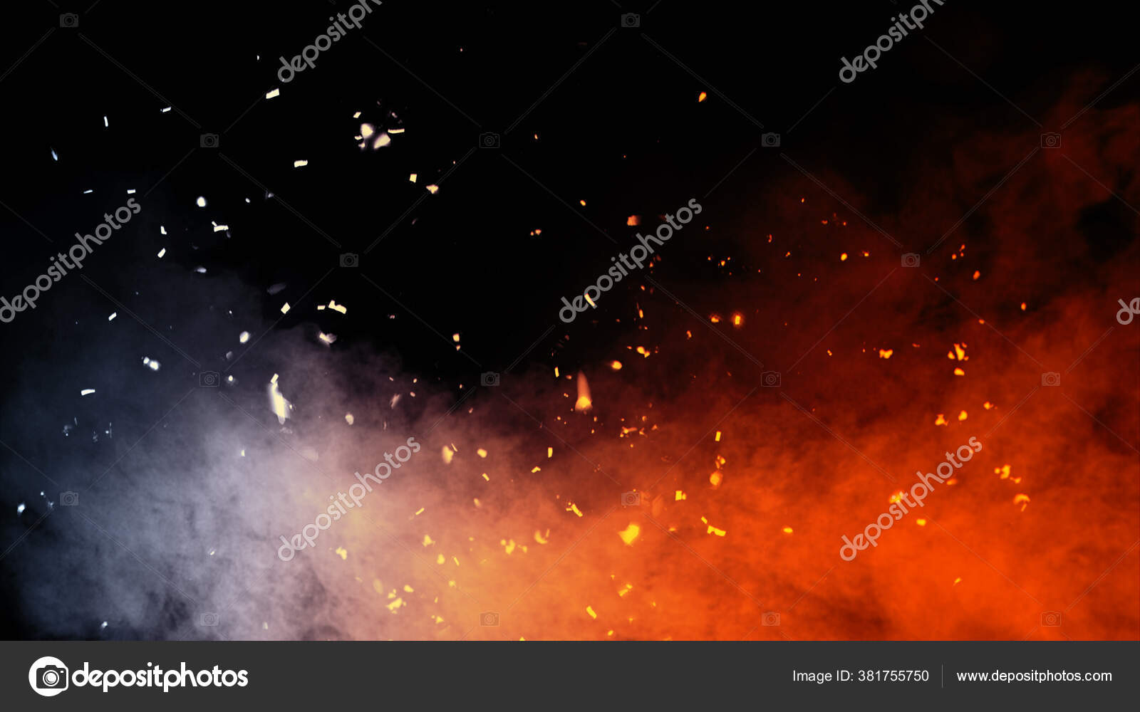 Textura De Escombros Voladores Partículas Fuego Perfectas Textura