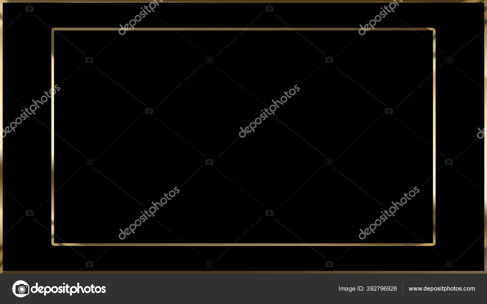 Display Interface Overlays Picture Frame Isolated Background Border ...