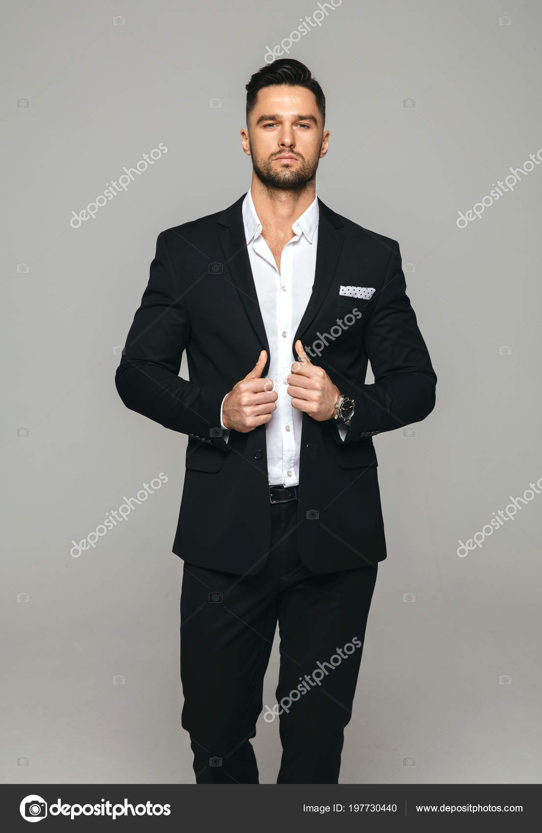 Good Looking Man In Suit