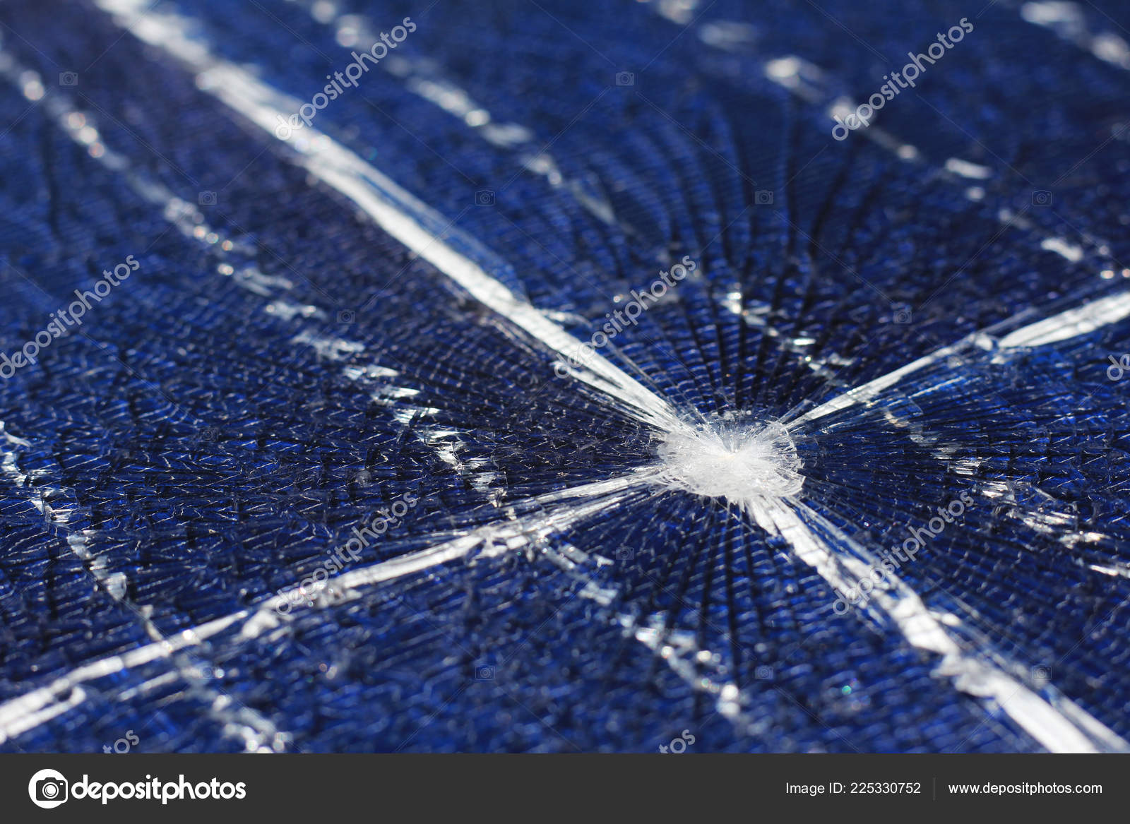 Solar Panels Broken Lightning Strike Close — Stock Photo © WichienTep ...