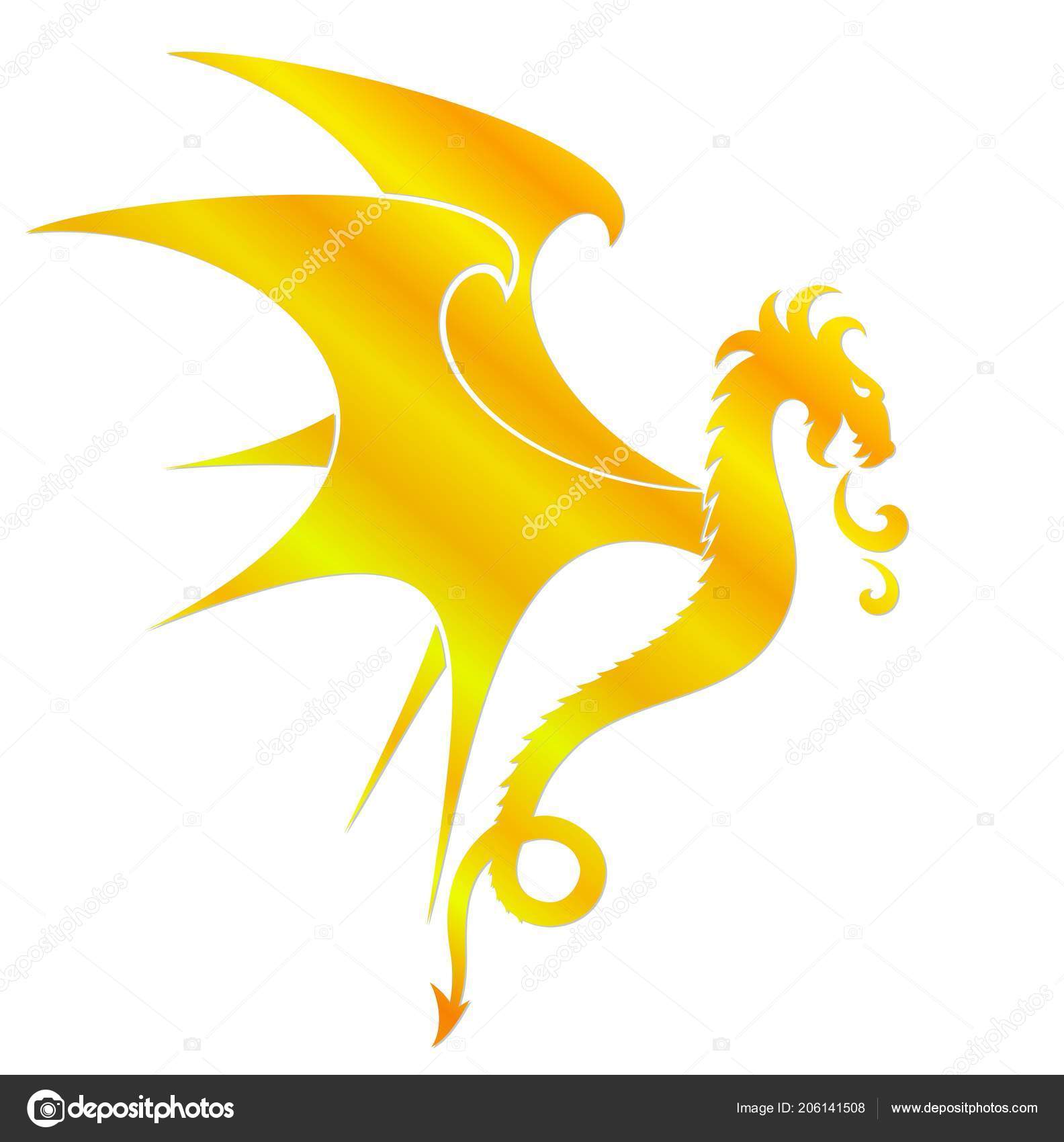 Symbol Stylized Dragon Wings Stock Photo by ©Designer_an 206141508