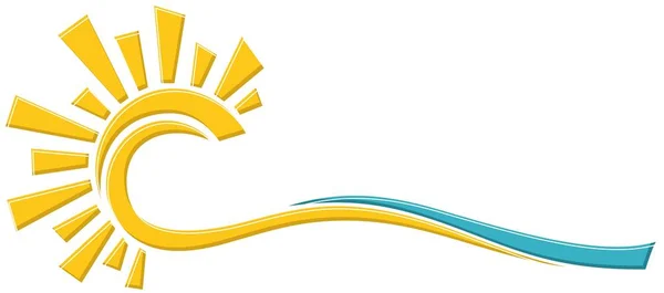 Logo sol y mar . Vector de stock #109162758 de ©Designer_an