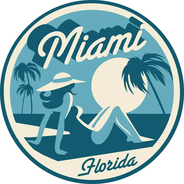 Miami city symbol Stock Vector by ©mauromod 111907582