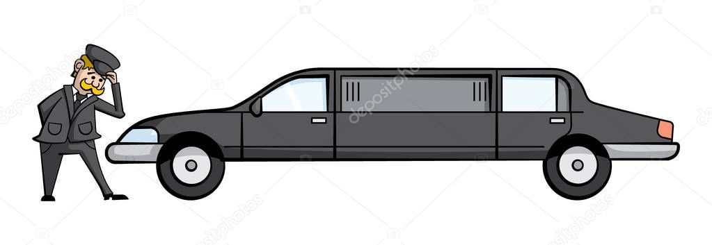 Limo background Vector Art Stock Images | Depositphotos