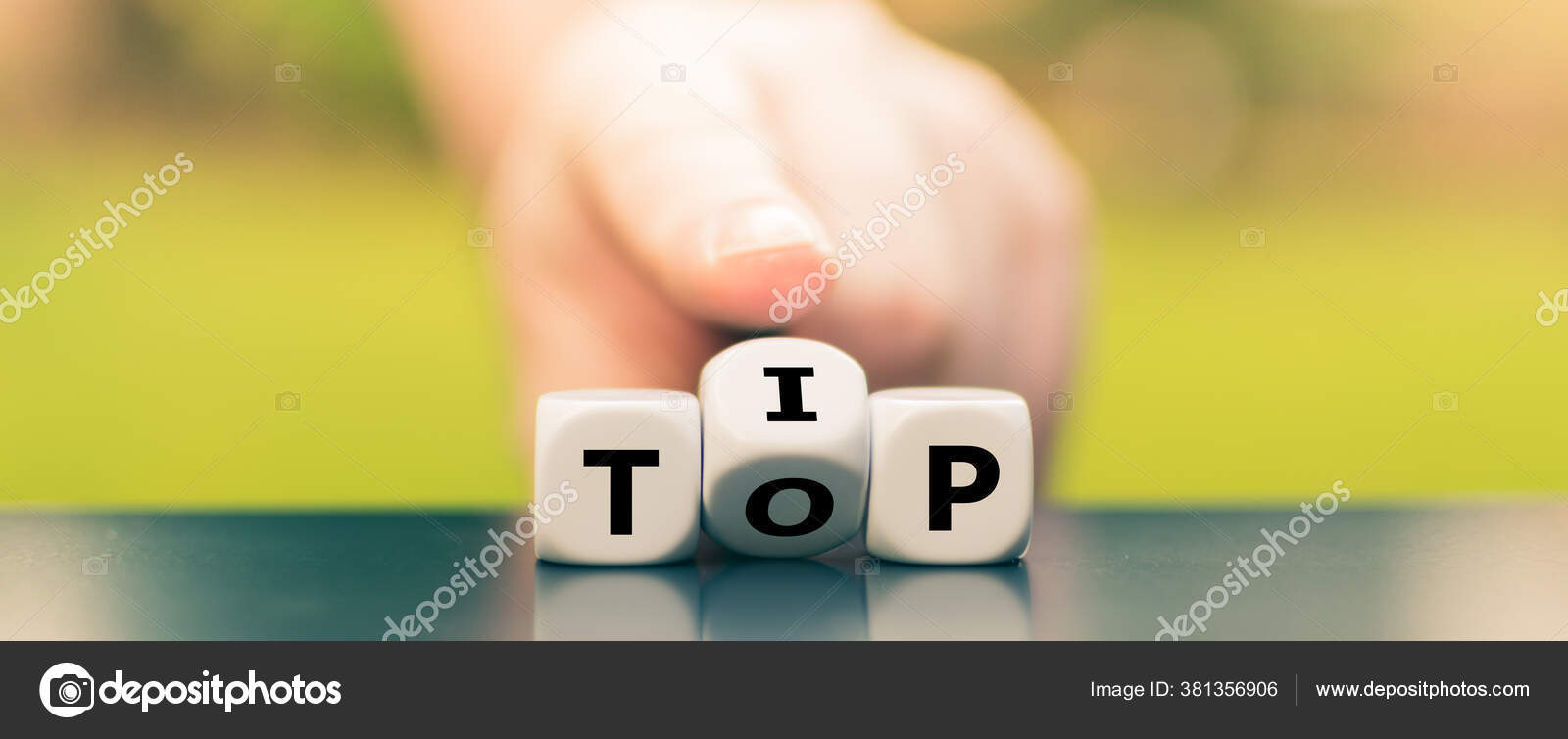 Dice Form Expression Tip Top Stock Photo by ©Fokussiert 381356906
